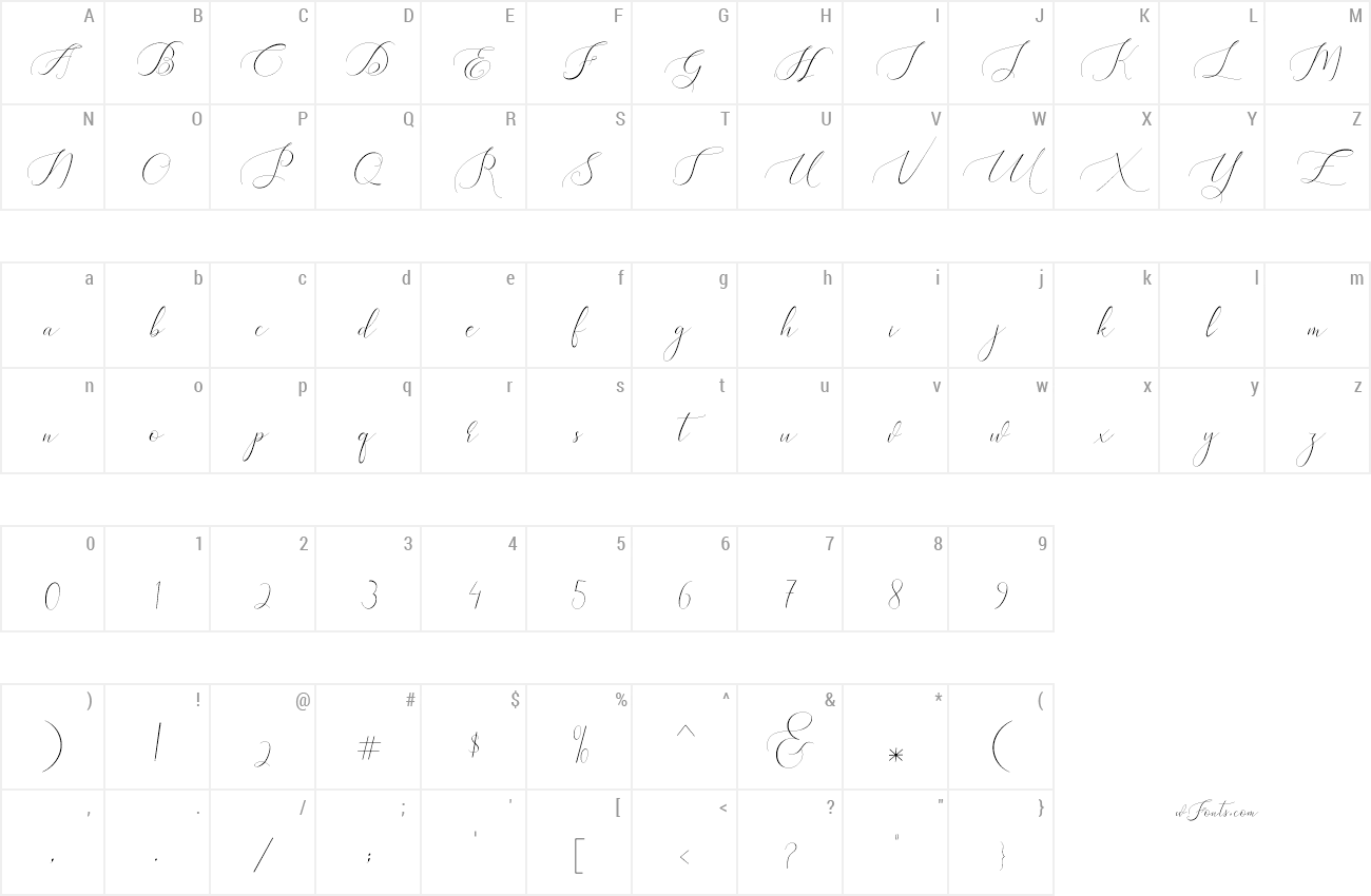 Heavenly Font | wfonts.com - download free