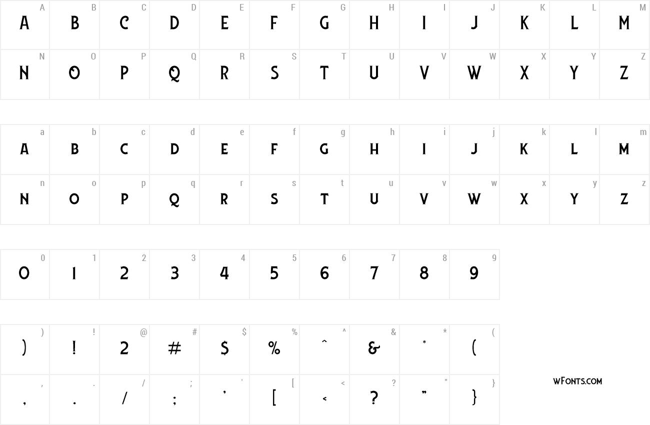 Lansdowne Font | wfonts.com - download free