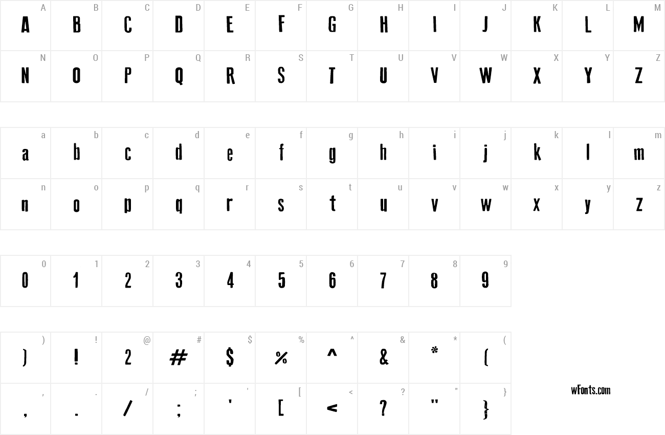 Old Press Original Font | wfonts.com - download free