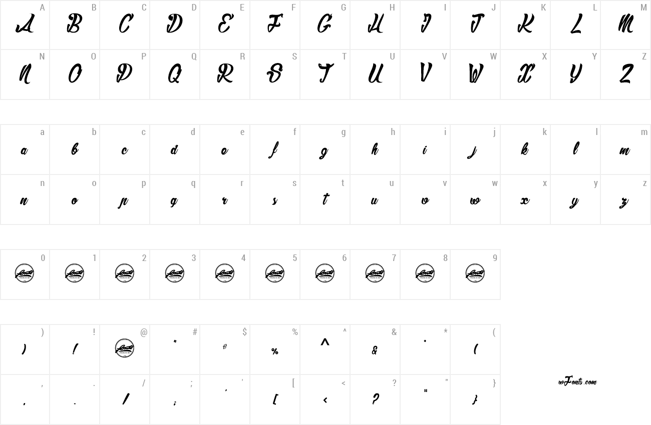 Slam Font | wfonts.com - download free