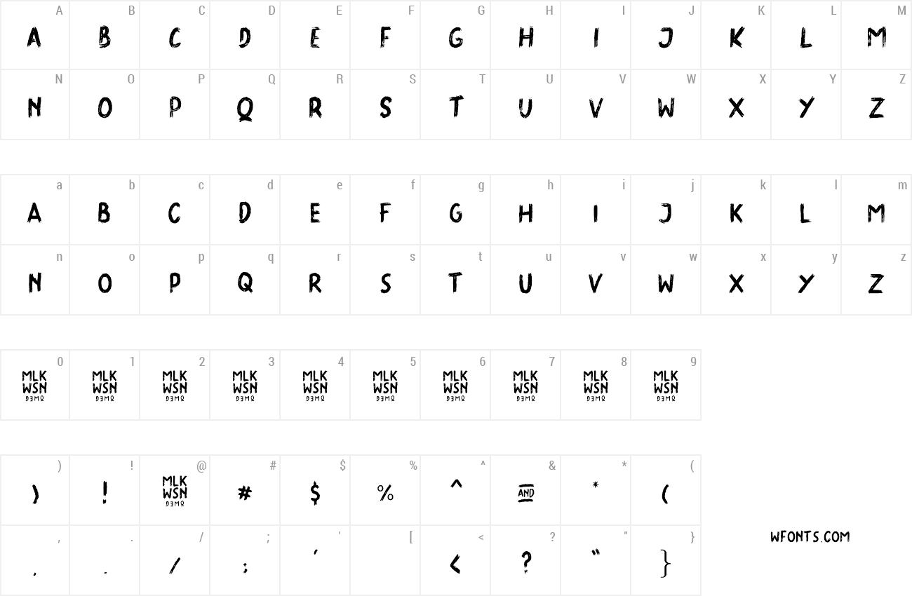 Unknown Secret Font | wfonts.com - download free