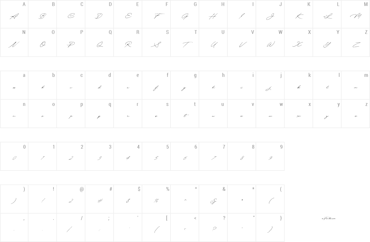 Quick Signature Font | wfonts.com - download free