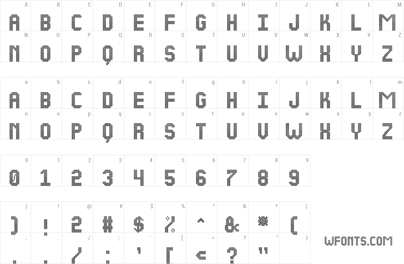 New Led Display St Font | wfonts.com - download free