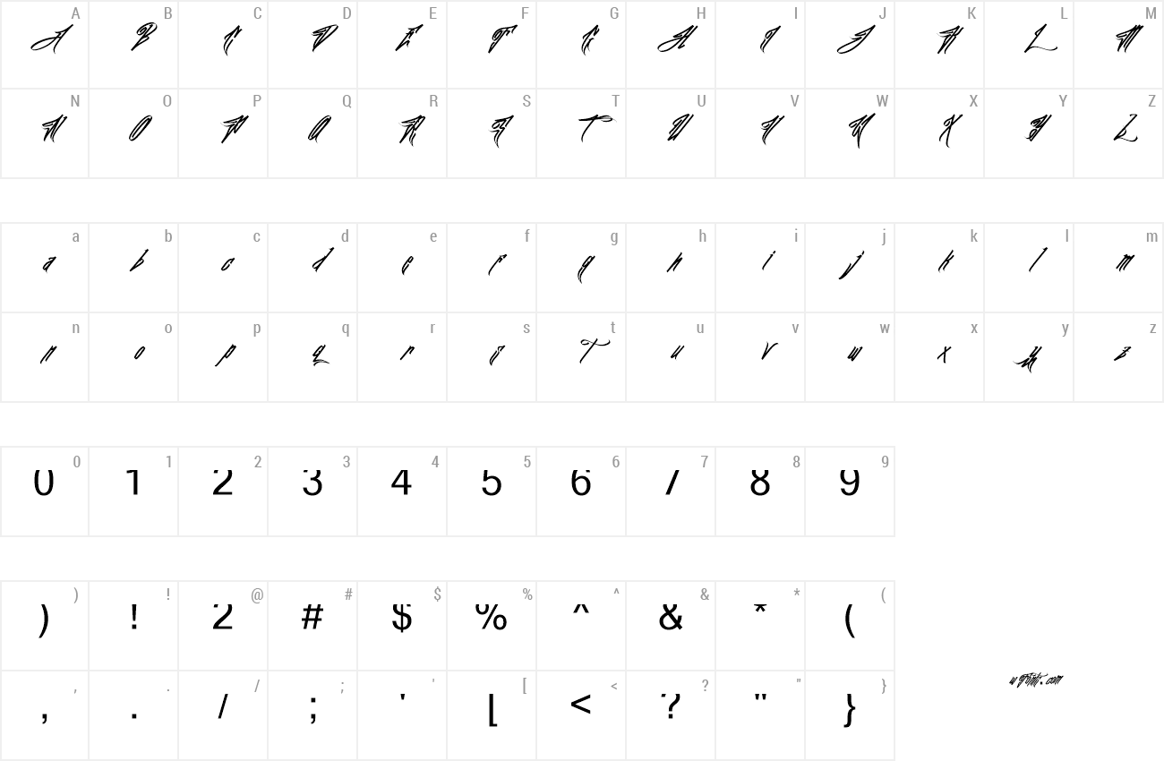 JFK Wall Hunter Font | wfonts.com - download free