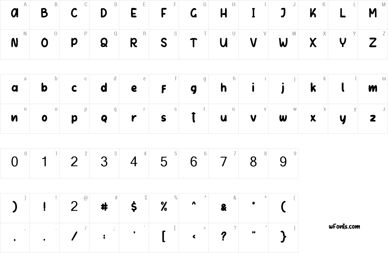 Letter Kids Font | wfonts.com - download free