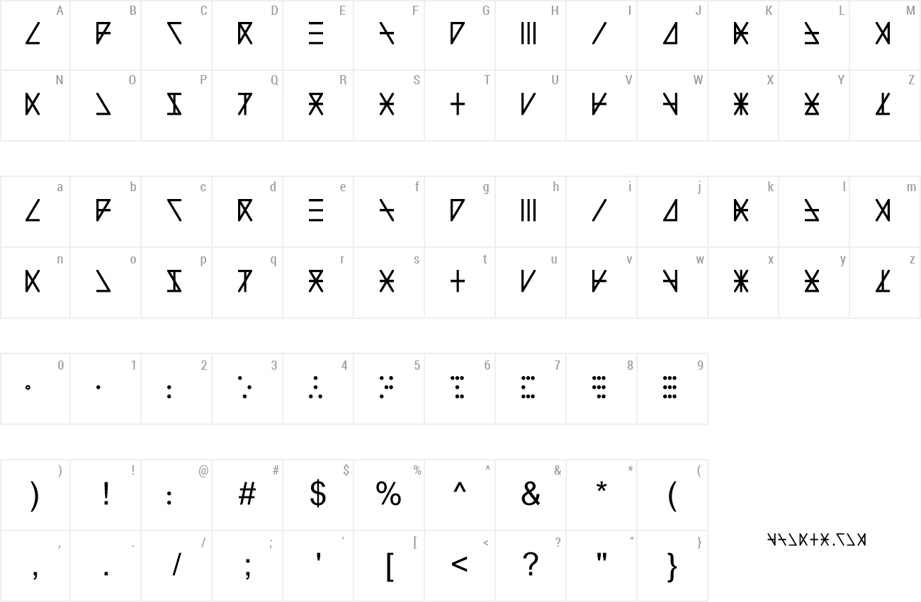 Madeon Runes Font | wfonts.com - download free