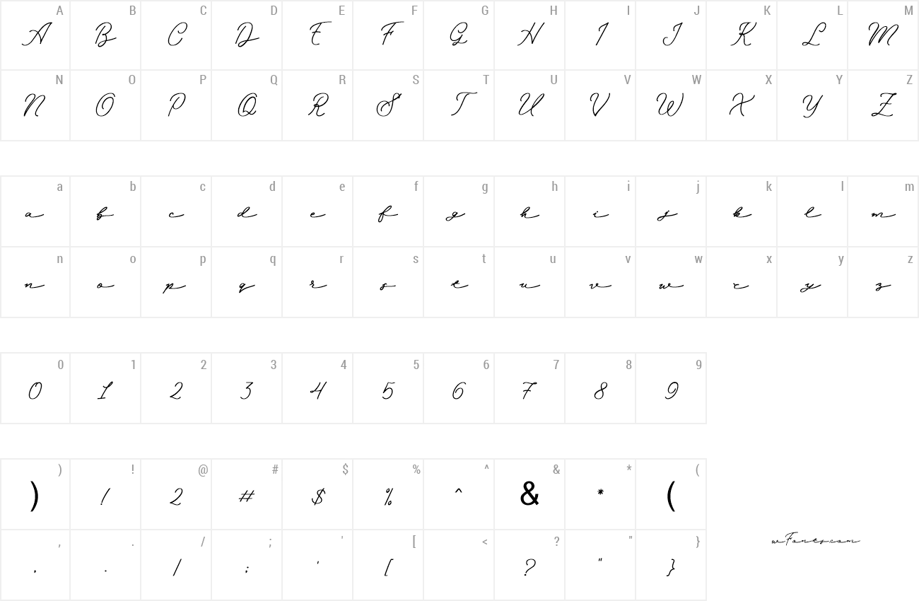 Melania Monoline Font | wfonts.com - download free