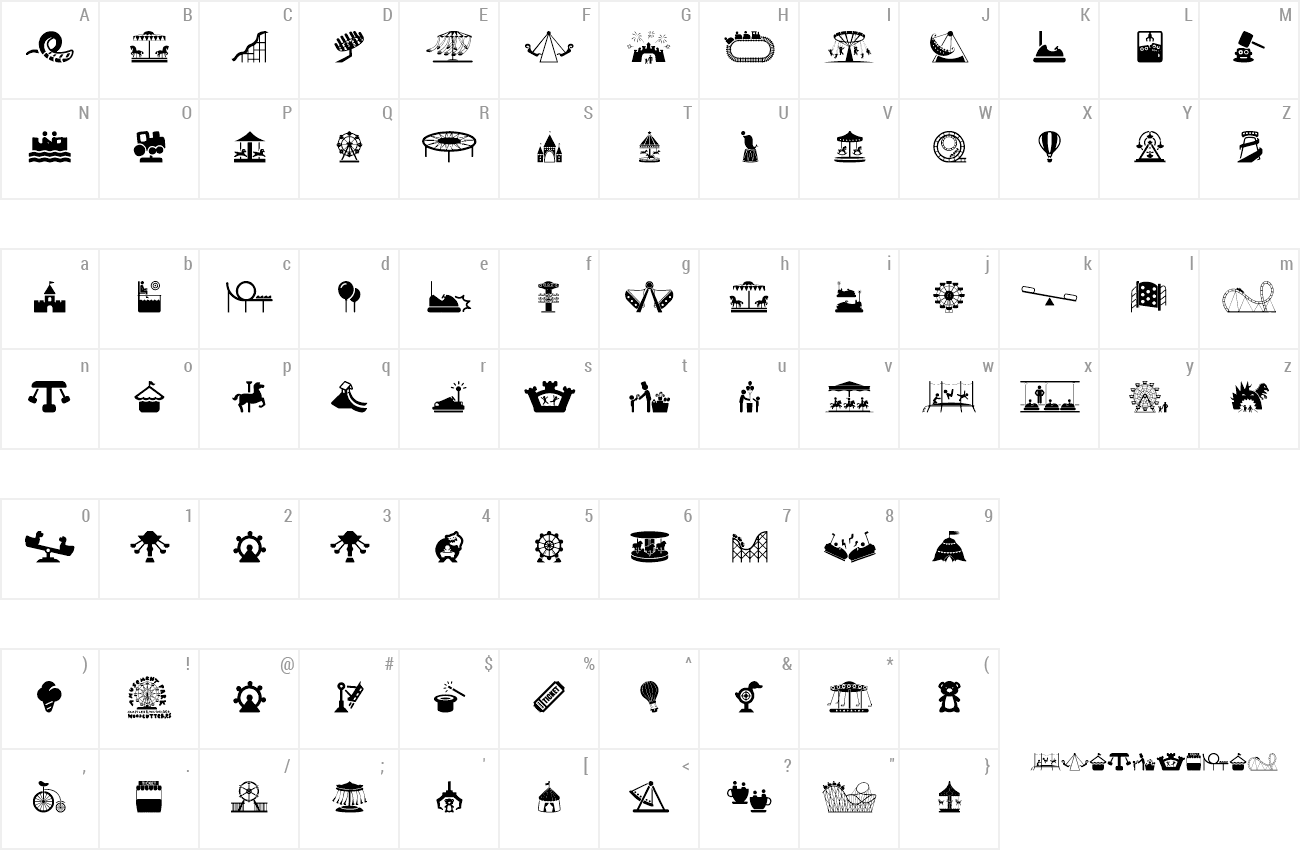 Amusement Park Font | wfonts.com - download free