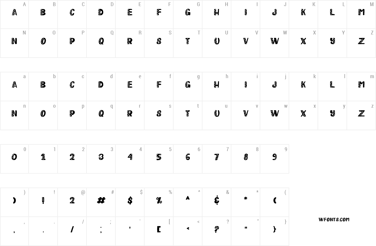 Happy Clover Font | wfonts.com - download free