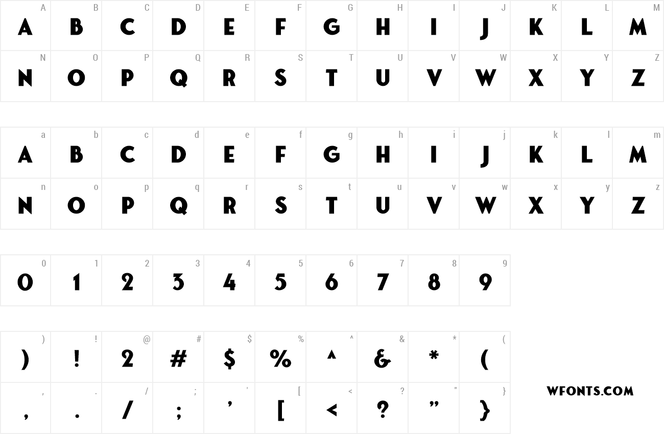 Fonseca Grande Font | wfonts.com - download free