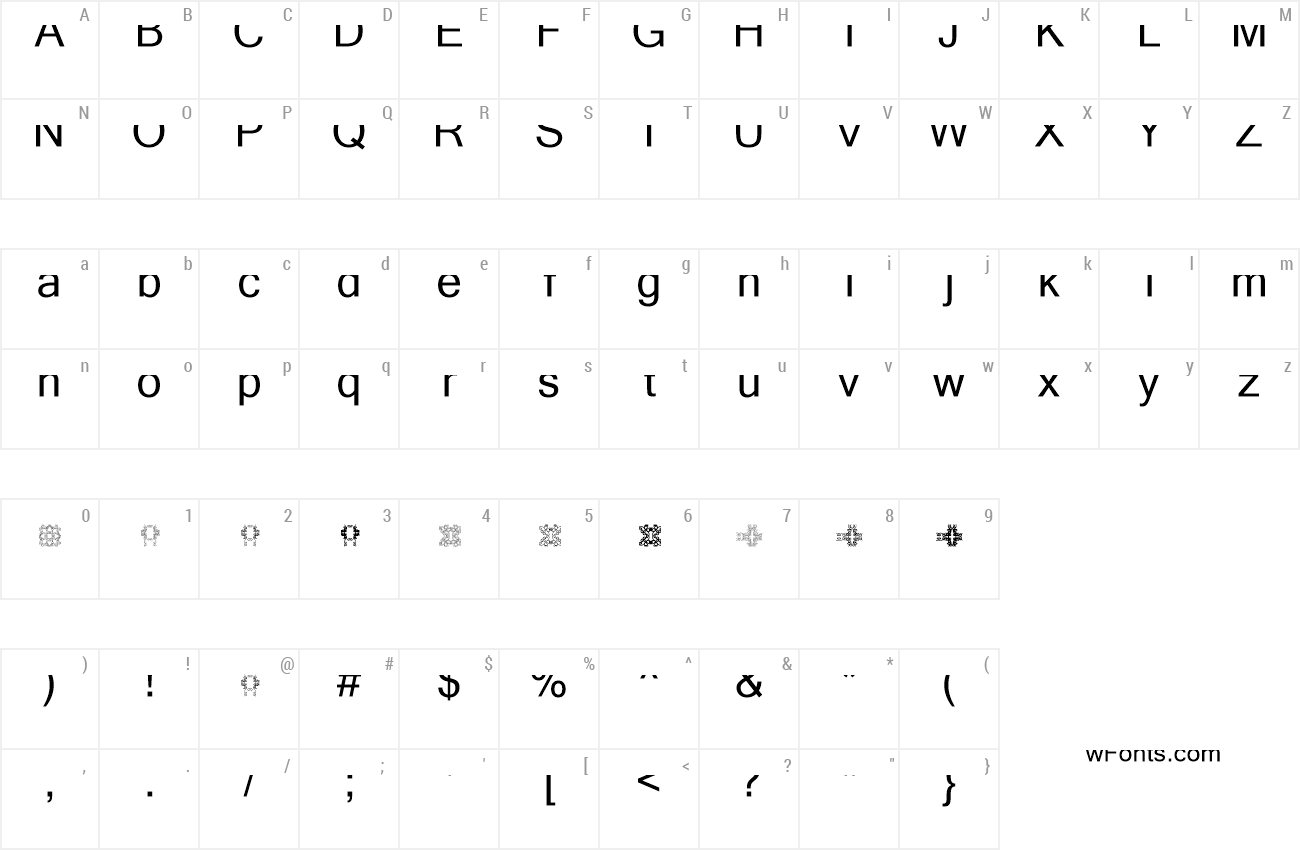 Ivy Tiles Font | wfonts.com - download free