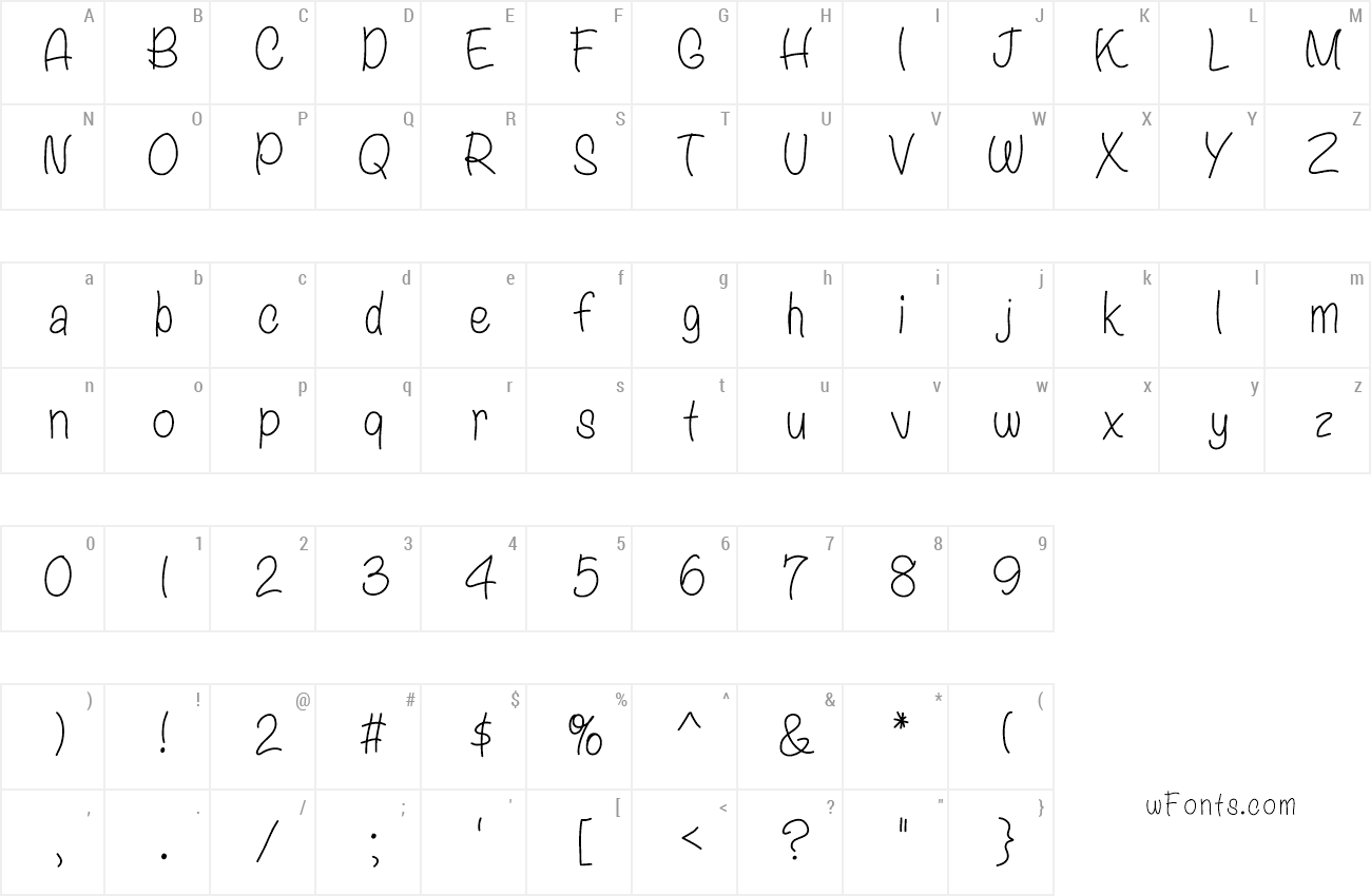 A Simple Life Font | wfonts.com - download free