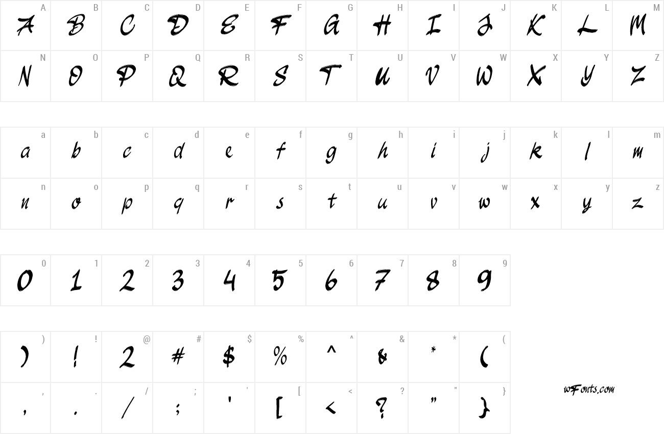 JakAs Font | wfonts.com - download free