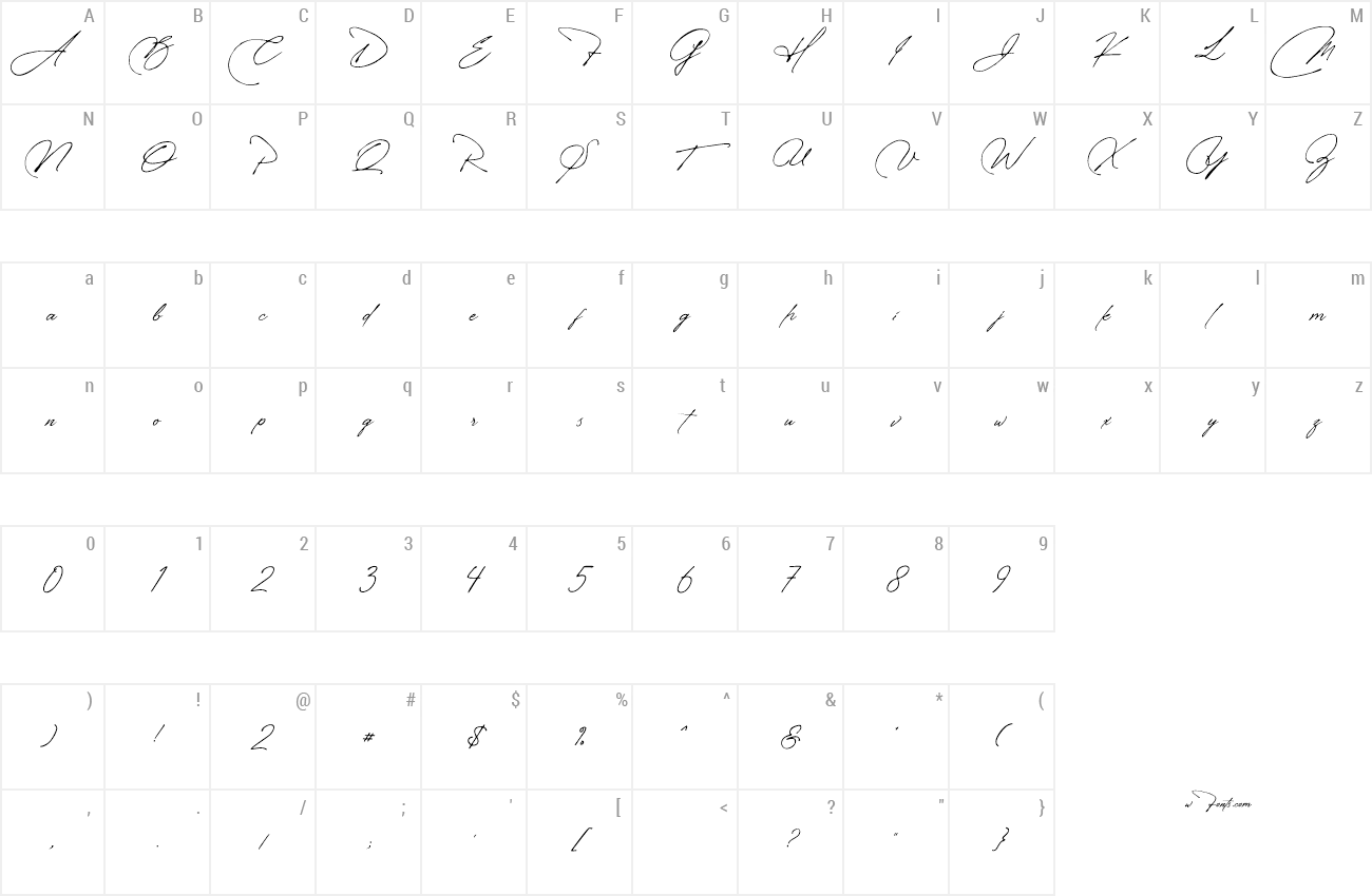 Manchester Signature Font | wfonts.com - download free