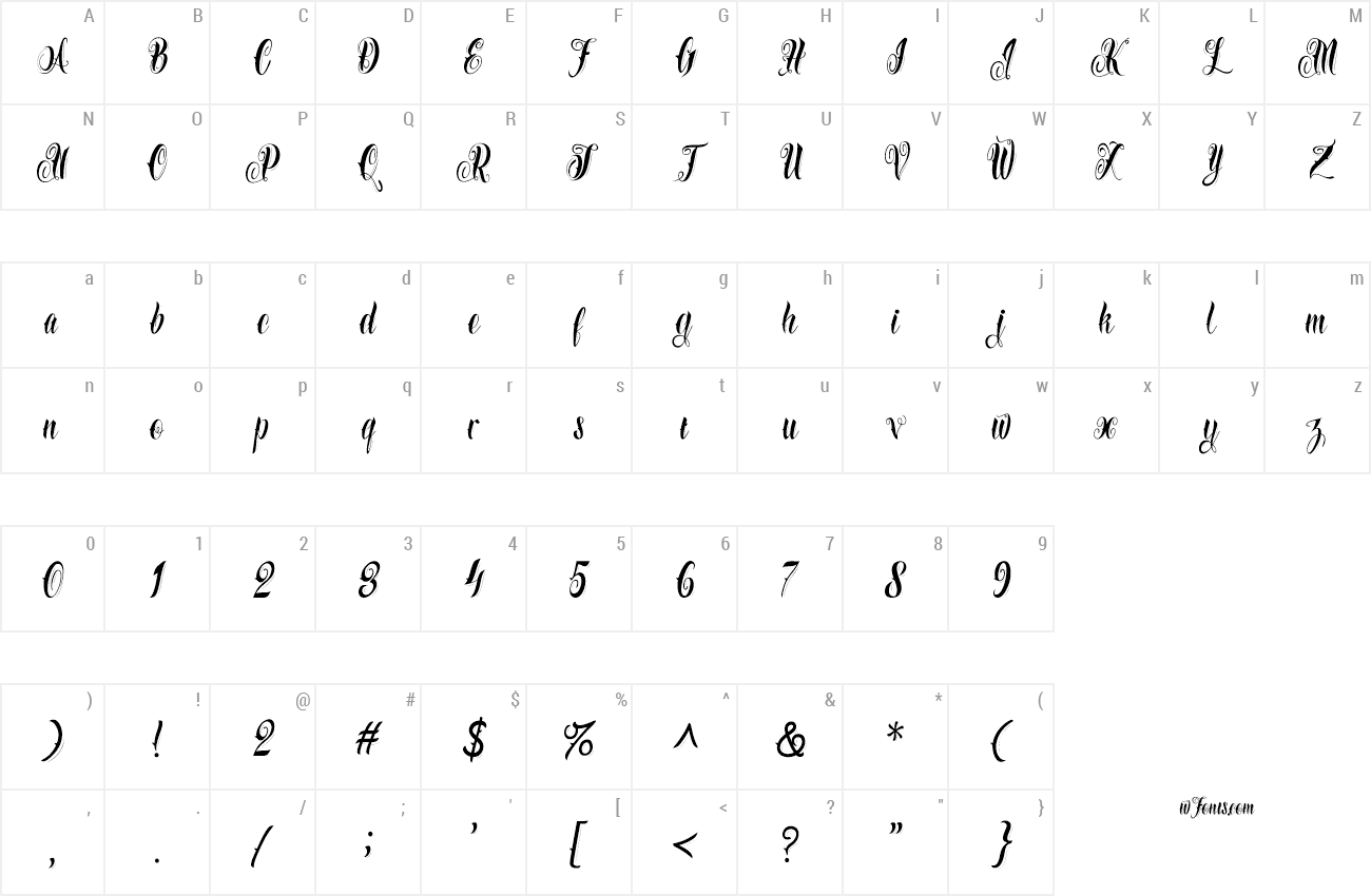 Azkanio Script Font | wfonts.com - download free