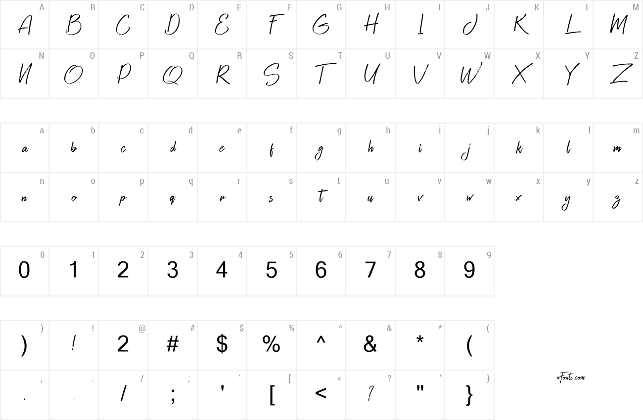 Zayne Font | wfonts.com - download free