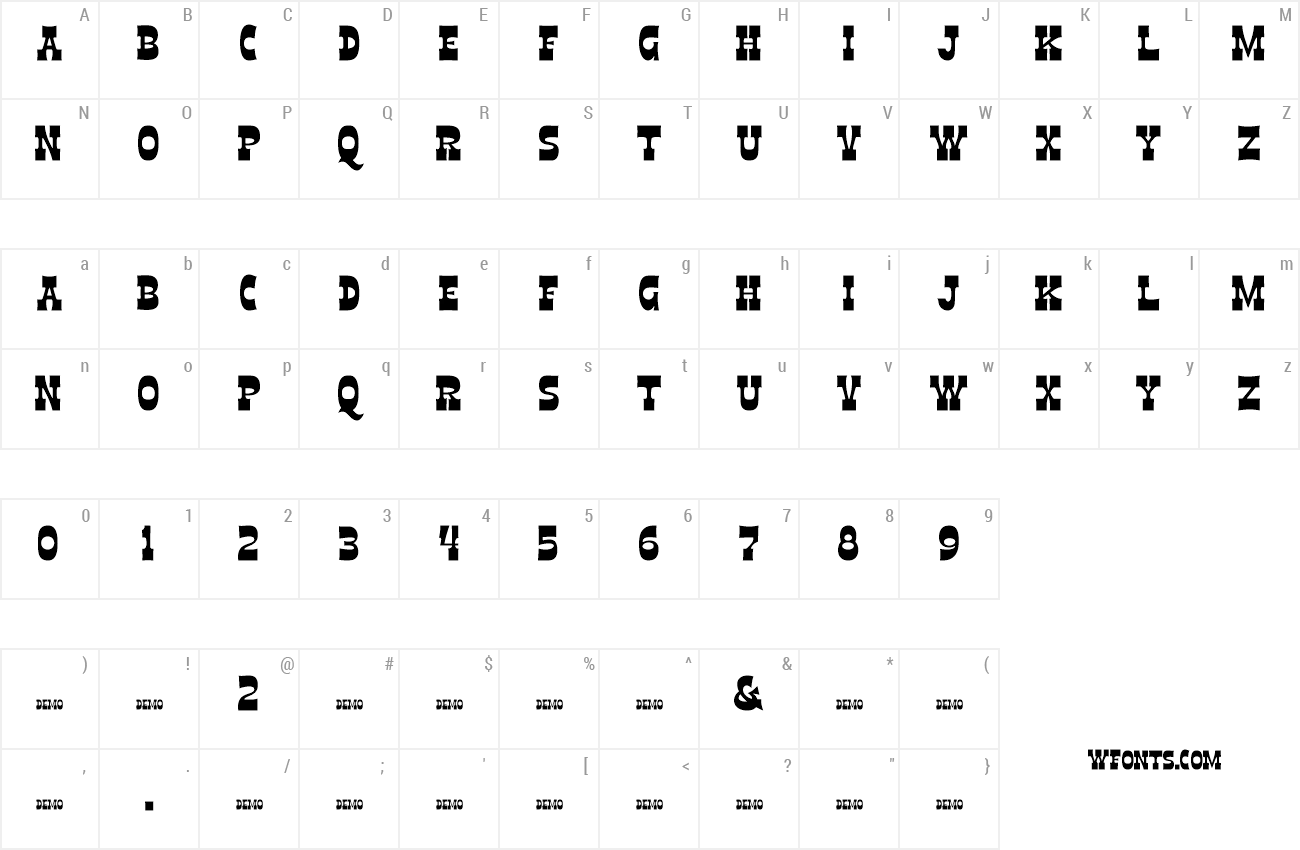 El Durango Font | wfonts.com - download free