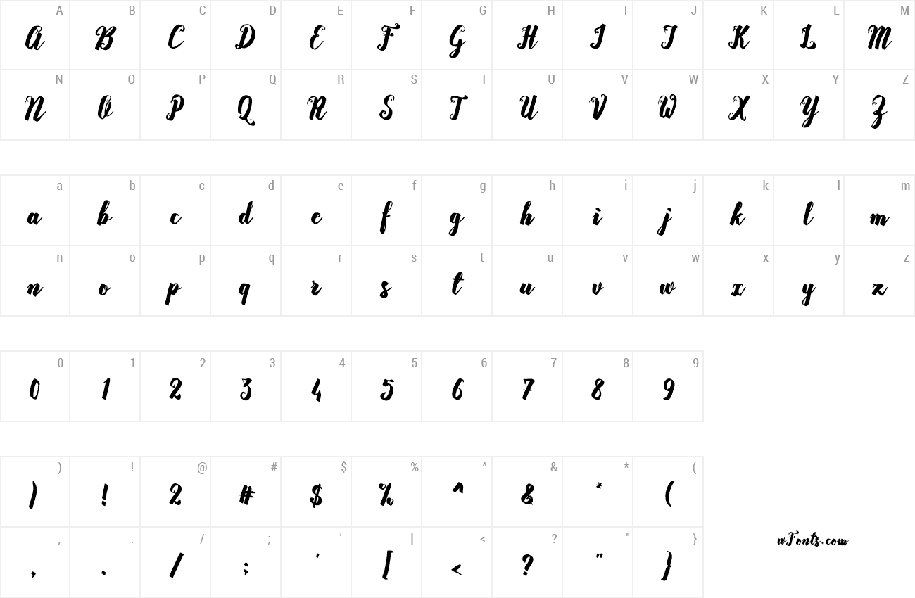 Rasterize Script Font | wfonts.com - download free