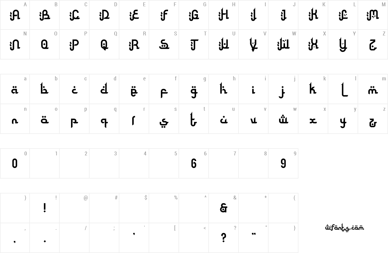 Kahfi Font | wfonts.com - download free