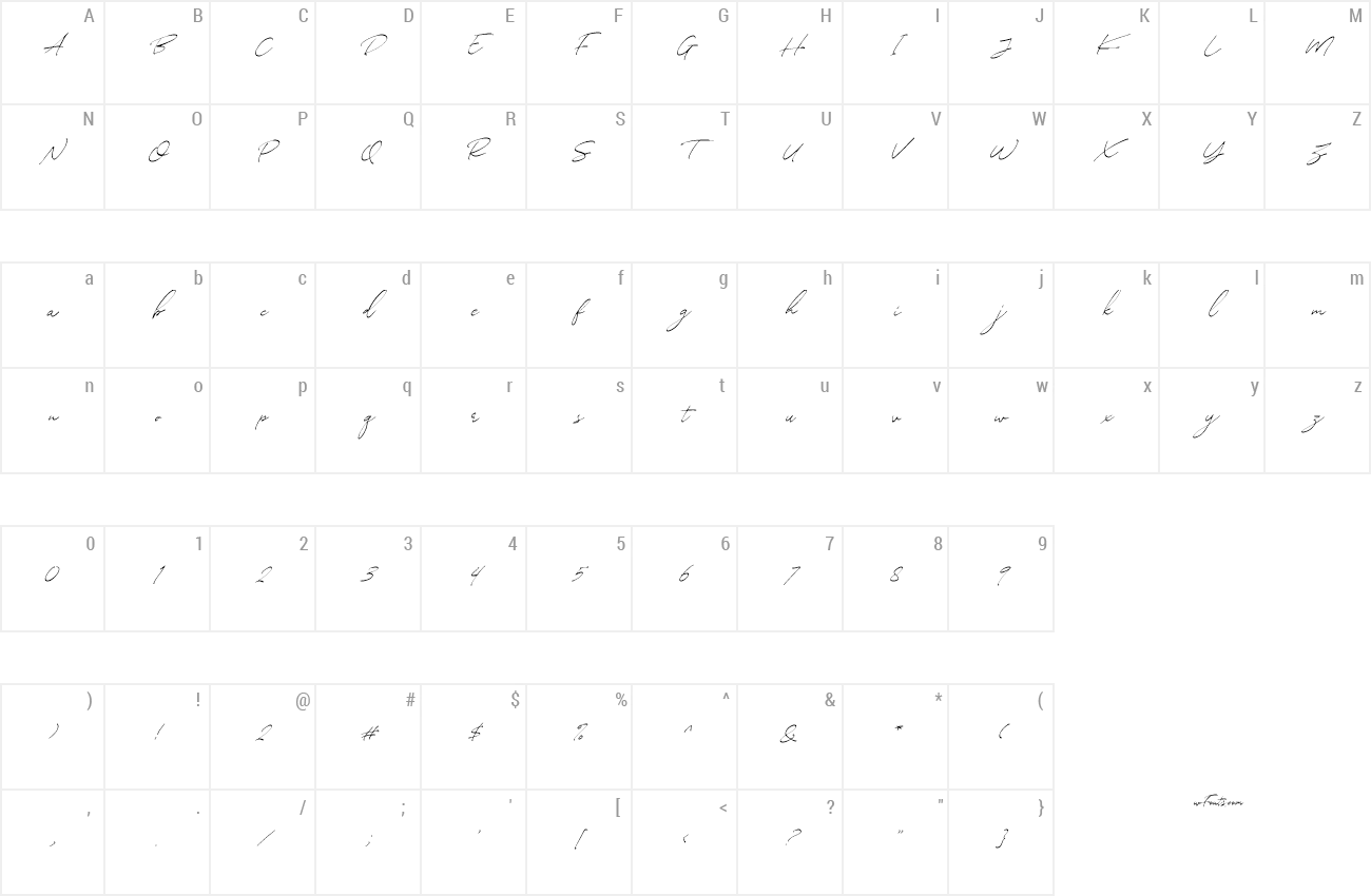 William Letter Signature Font | wfonts.com - download free