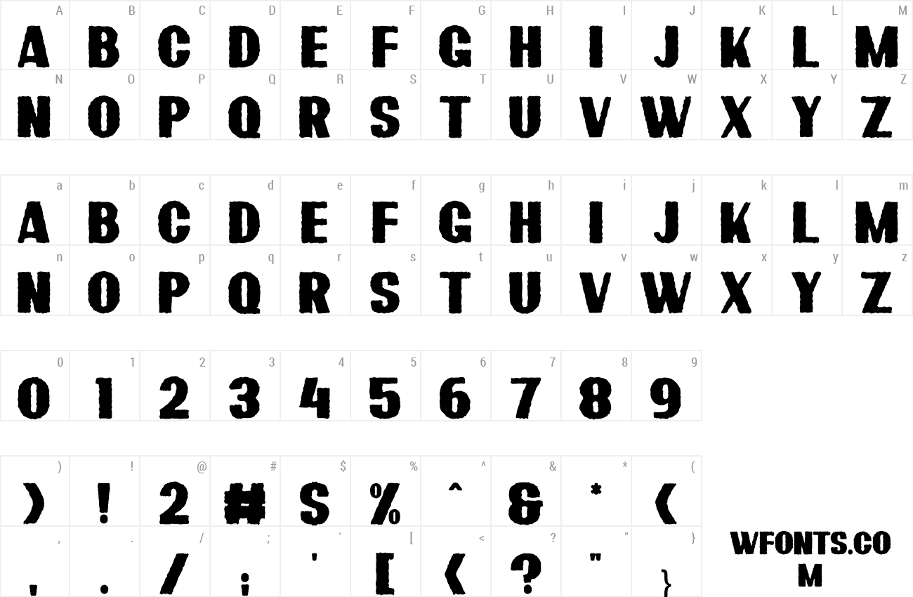 Bardon Font | wfonts.com - download free