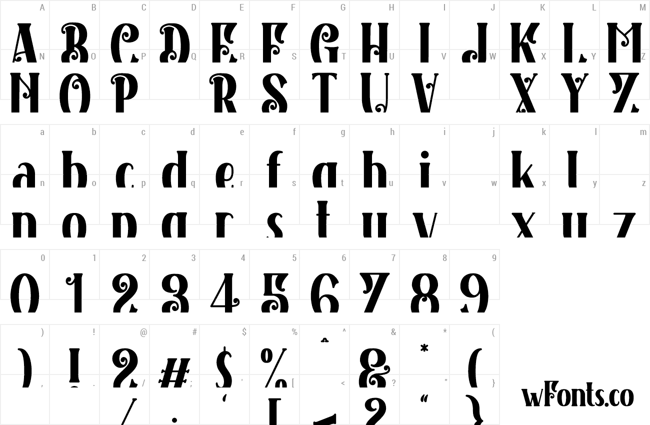 Crowded Font | wfonts.com - download free