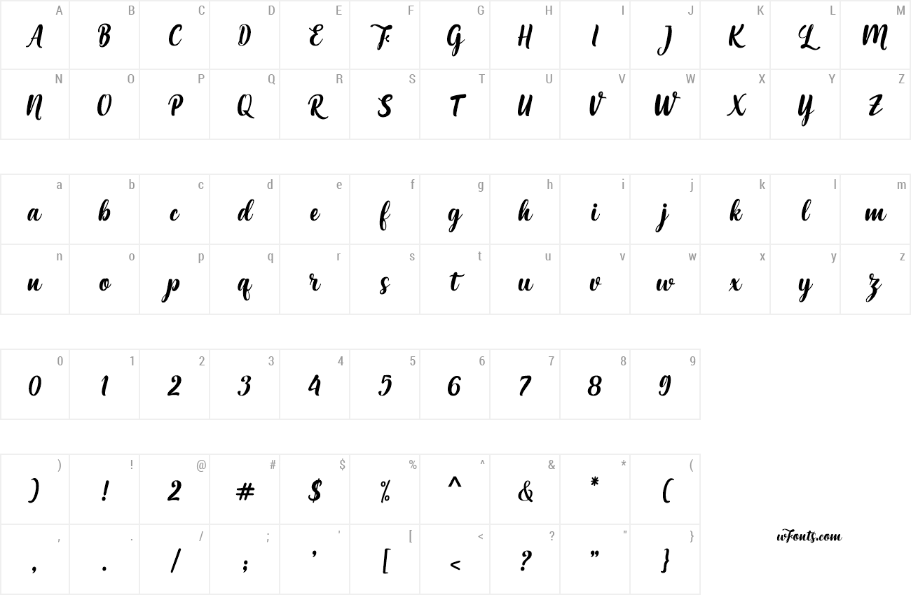 Maria Aishane Script Font | wfonts.com - download free