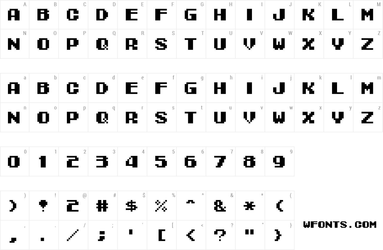 Tecmo Bowl Font | wfonts.com - download free