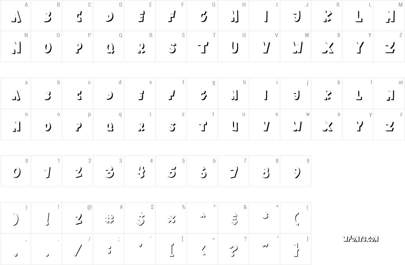 Baby Monsta Font | wfonts.com - download free