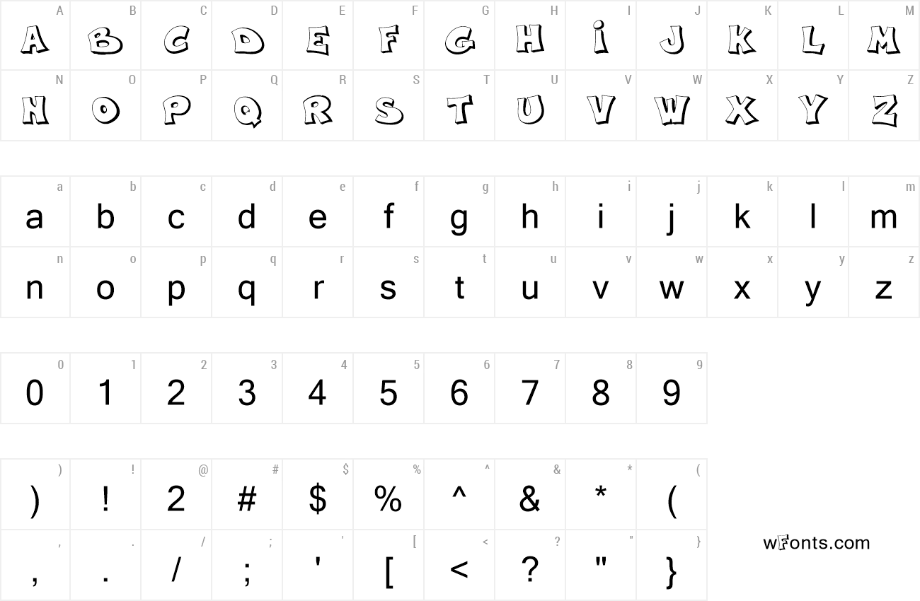 Comic Boom Bubble Font | wfonts.com - download free