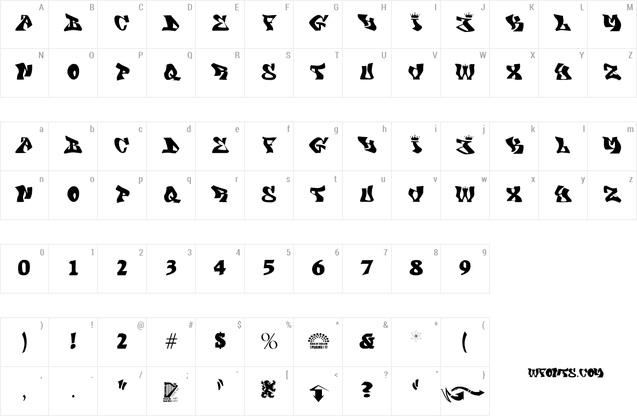 King David Font | wfonts.com - download free