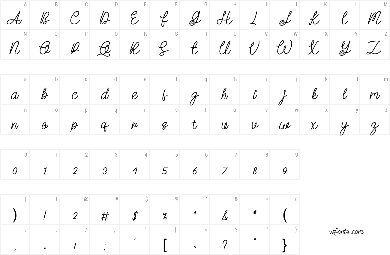 Love String Font | wfonts.com - download free