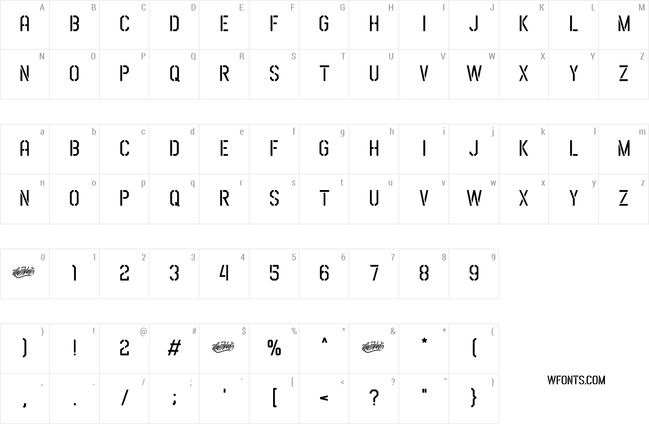 Airborne 86 Font | wfonts.com - download free