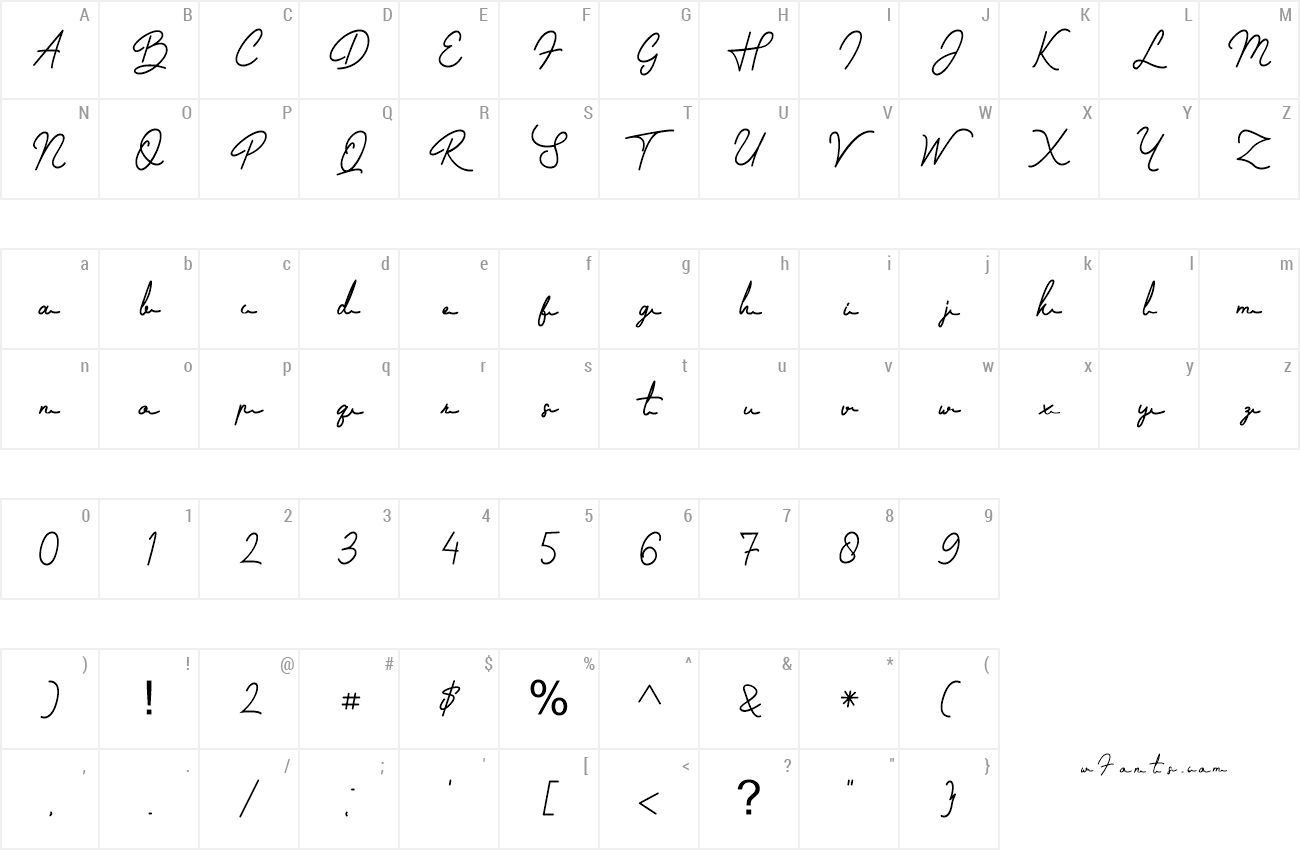 Jandu Font | wfonts.com - download free