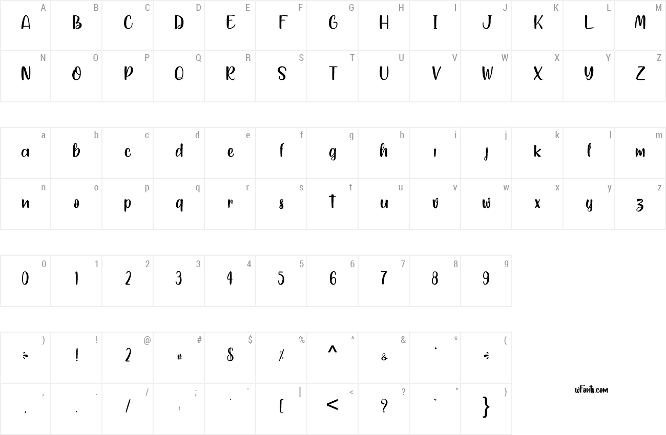 Yellow Rabbit Font | wfonts.com - download free