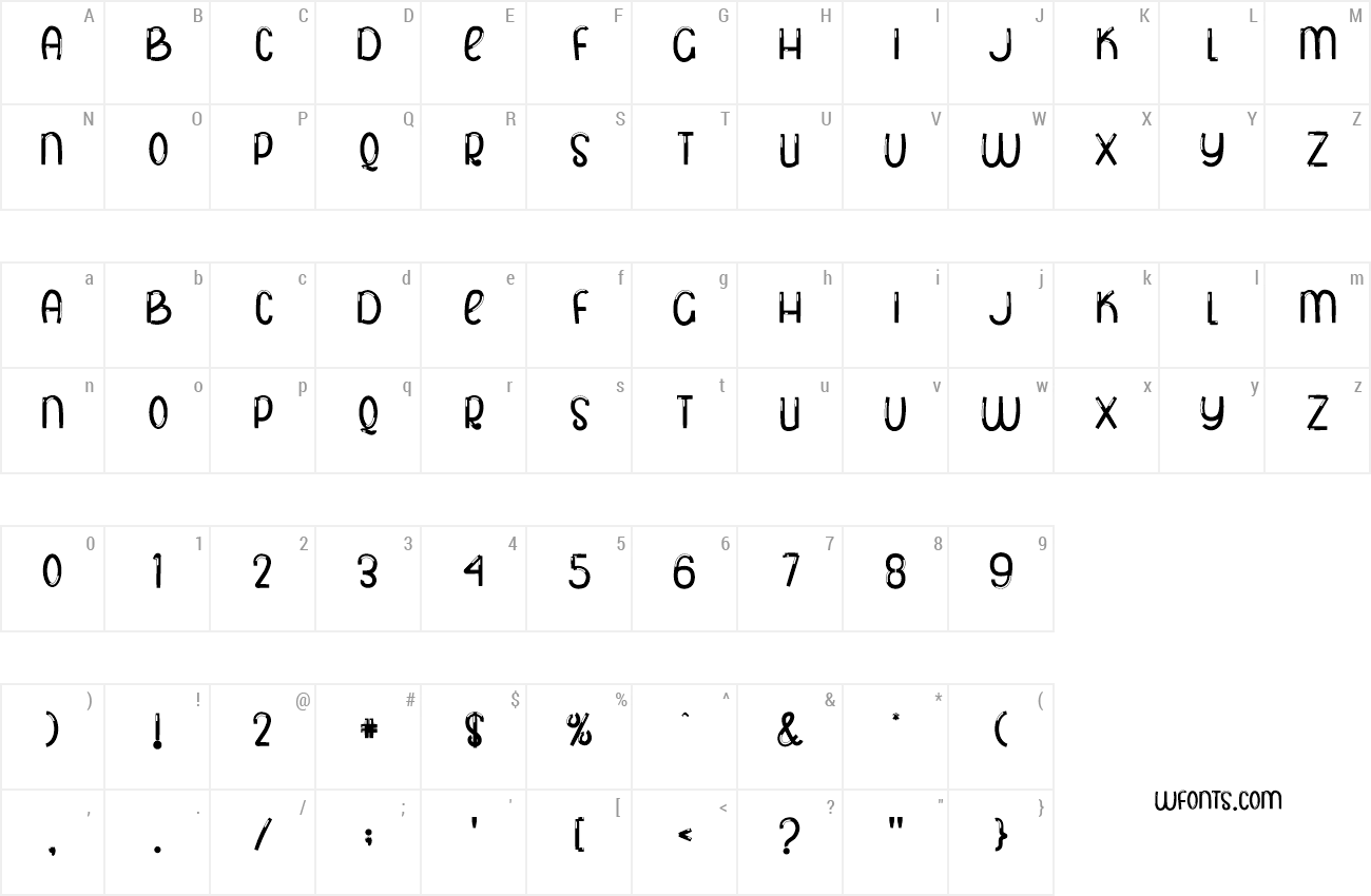 Cute Rabbit Font | wfonts.com - download free