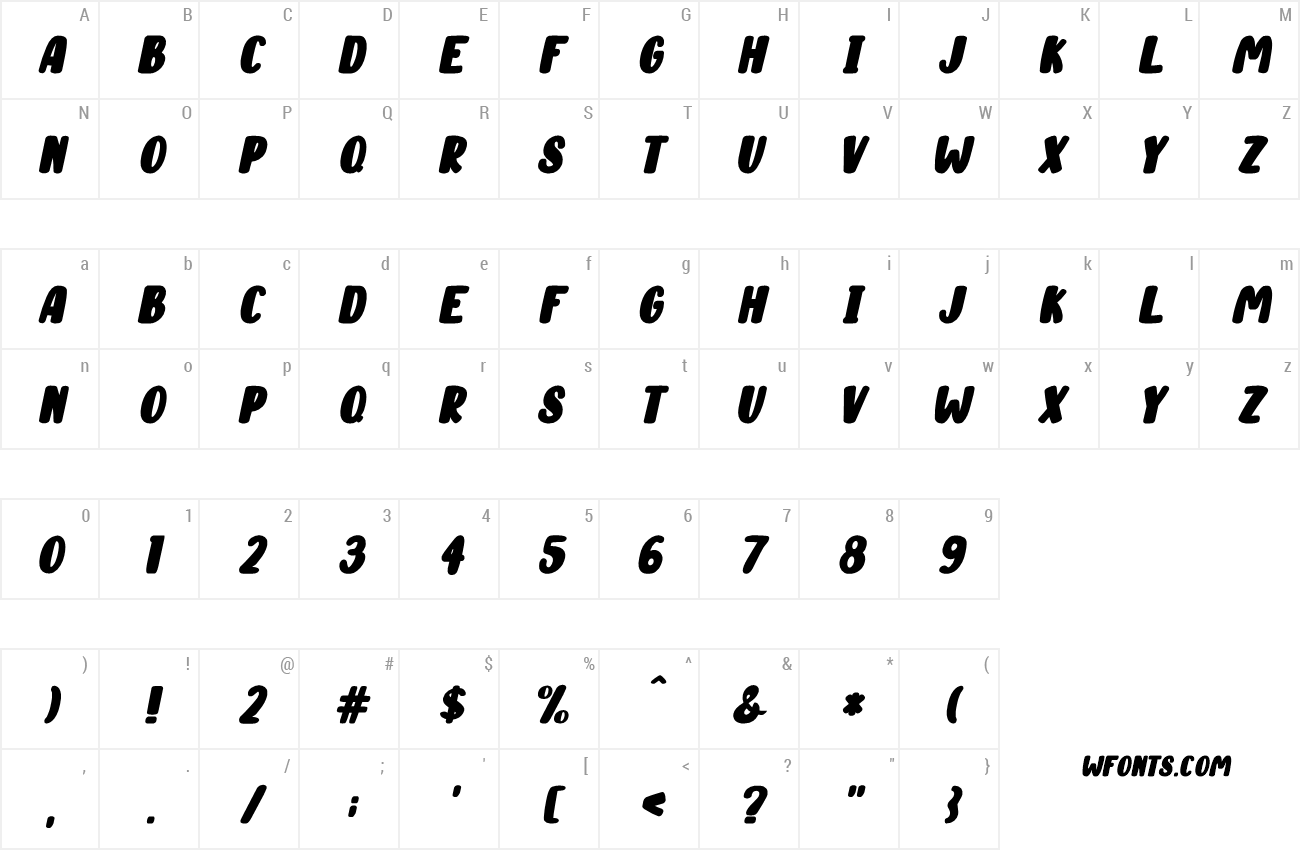 Cute 'n' Cuddly Font | wfonts.com - download free