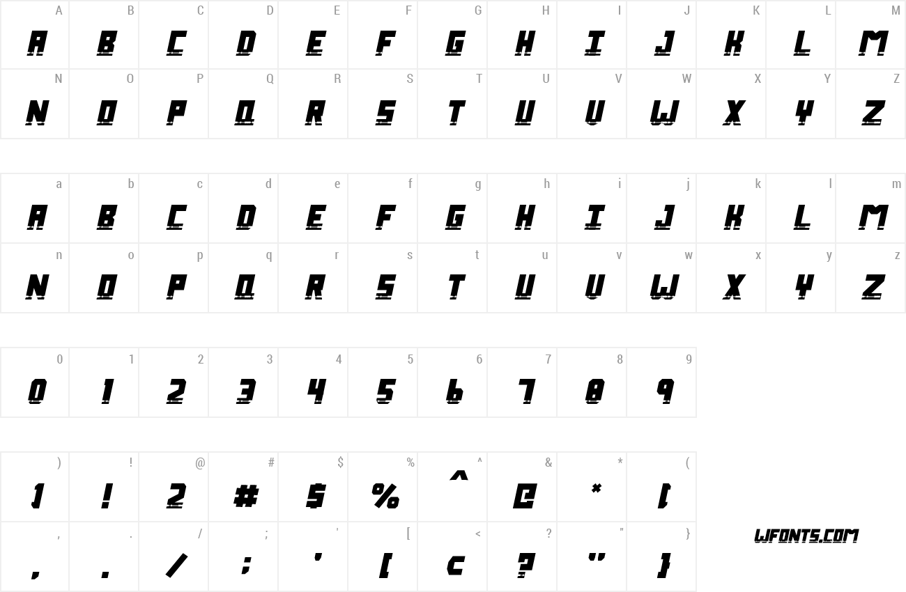 Sound Wave Font | wfonts.com - download free