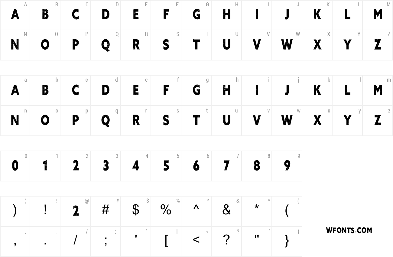 Vandal Font | wfonts.com - download free