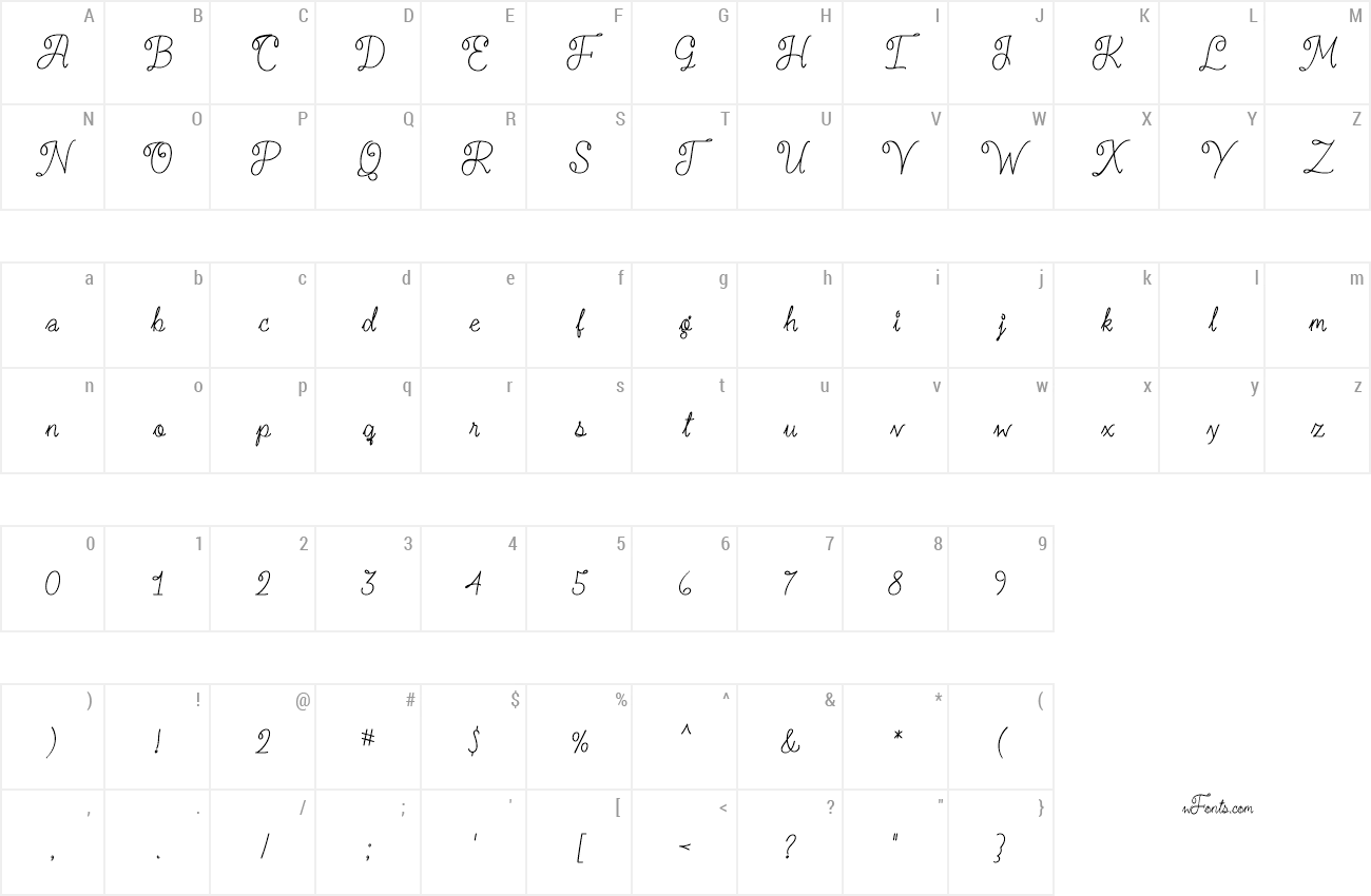 Kind Handwriting Font | wfonts.com - download free