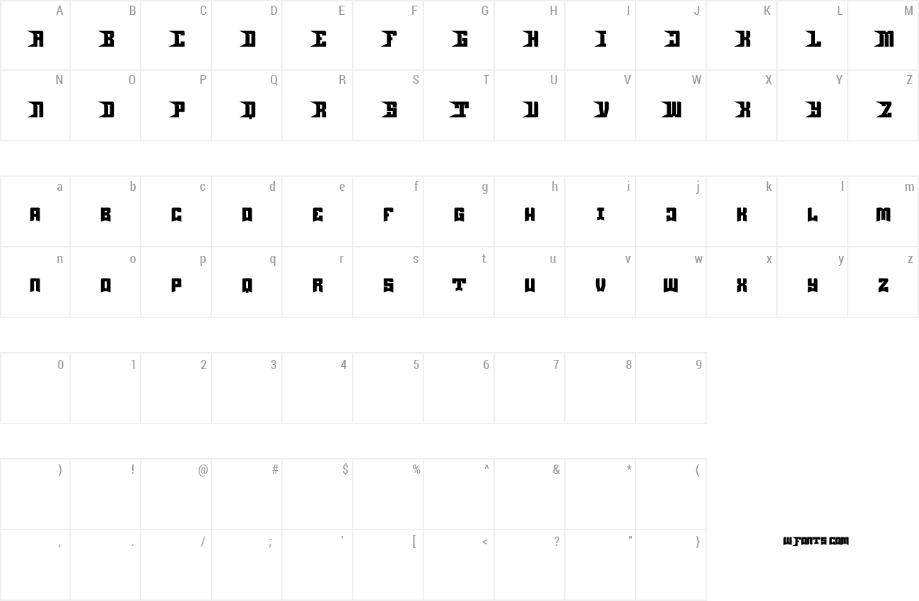 Robus Font | wfonts.com - download free