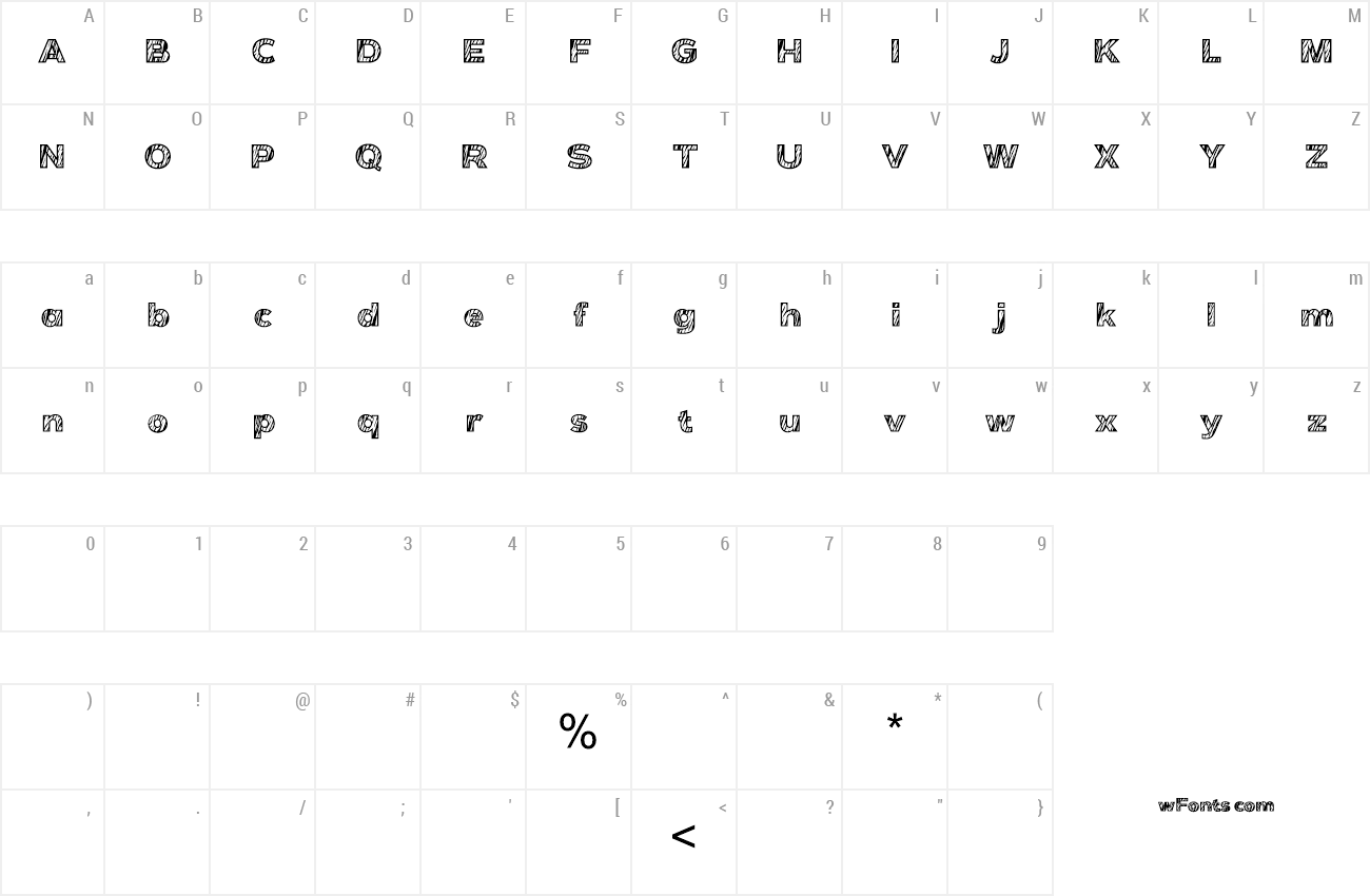 Tiger Font | wfonts.com - download free