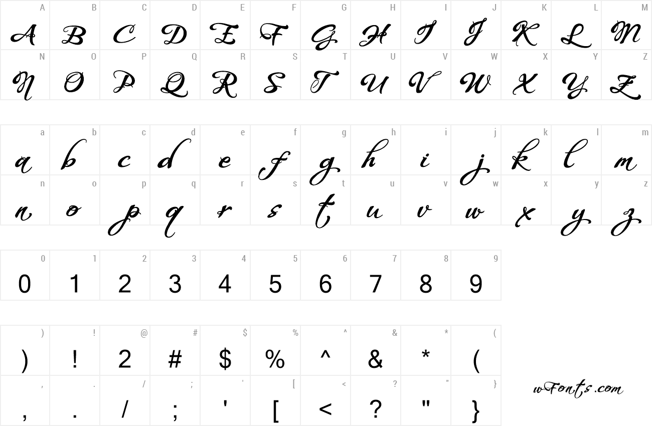 Whispers Calligraphy Sinuous Font | wfonts.com - download free