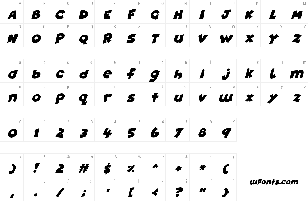 Cartoon Fun Font | wfonts.com - download free