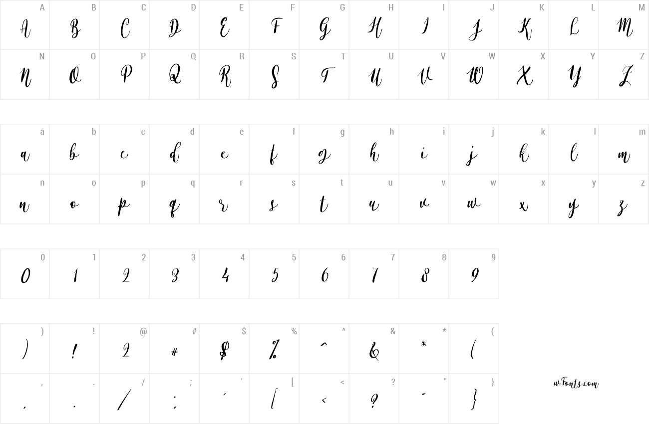 Alyssa Calligraphy Font | wfonts.com - download free