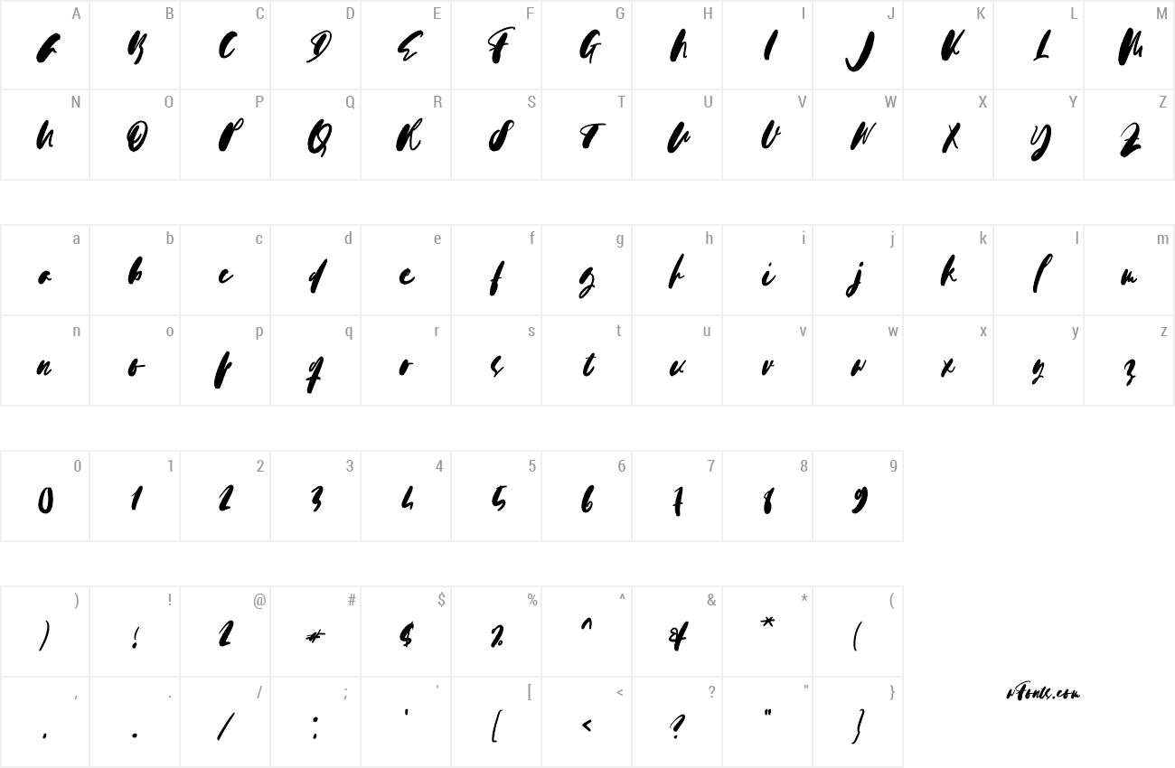 Moderna Script Font | wfonts.com - download free