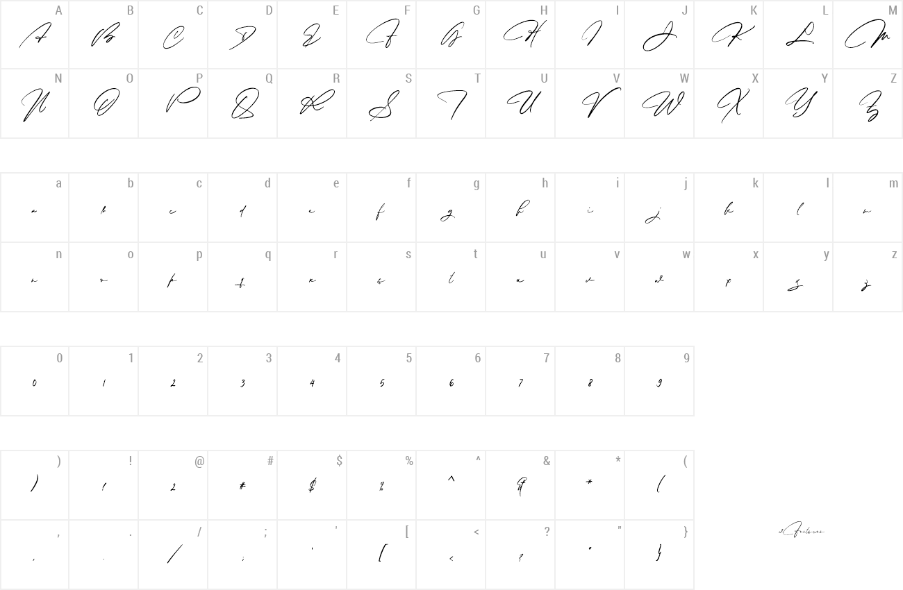 Monarchy Signature Font | wfonts.com - download free