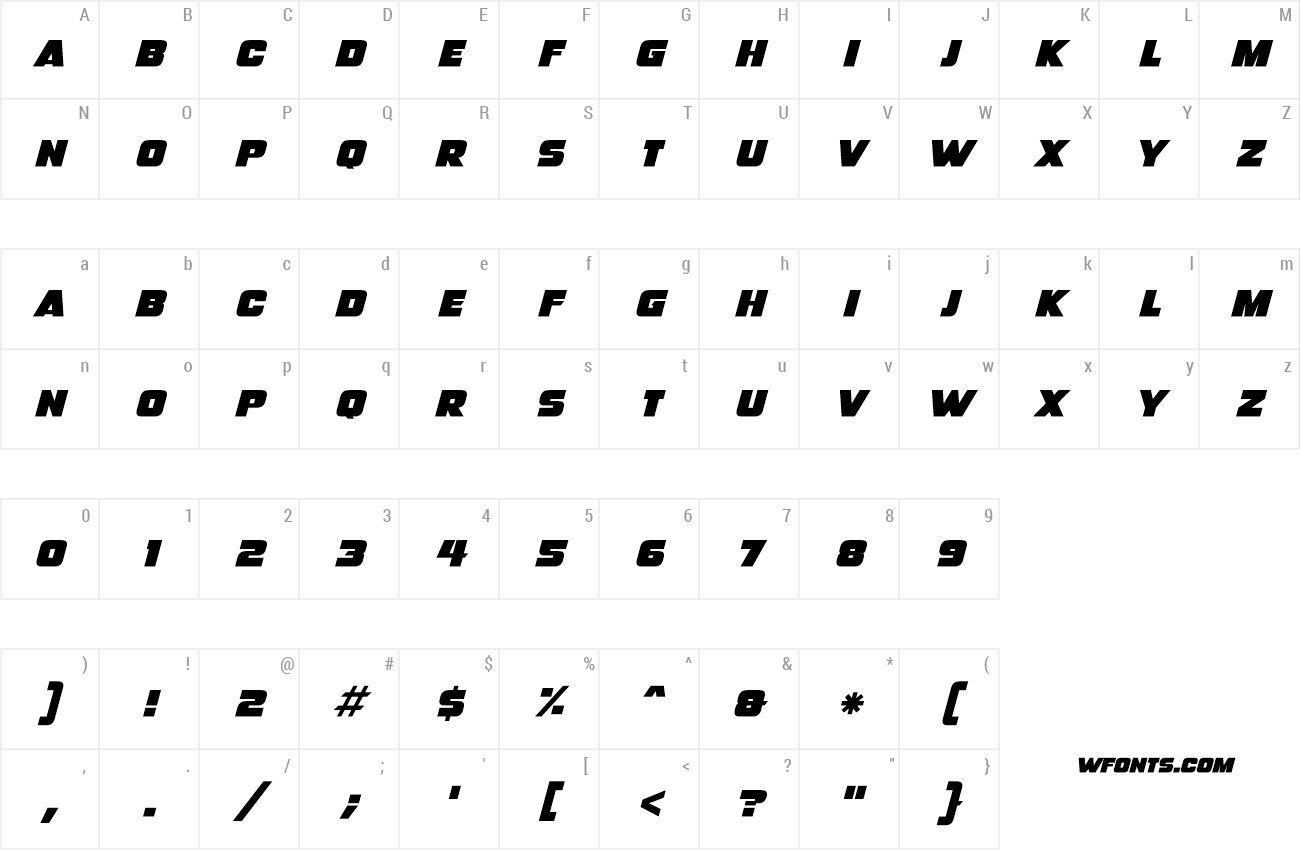 Big 500 Font | wfonts.com - download free