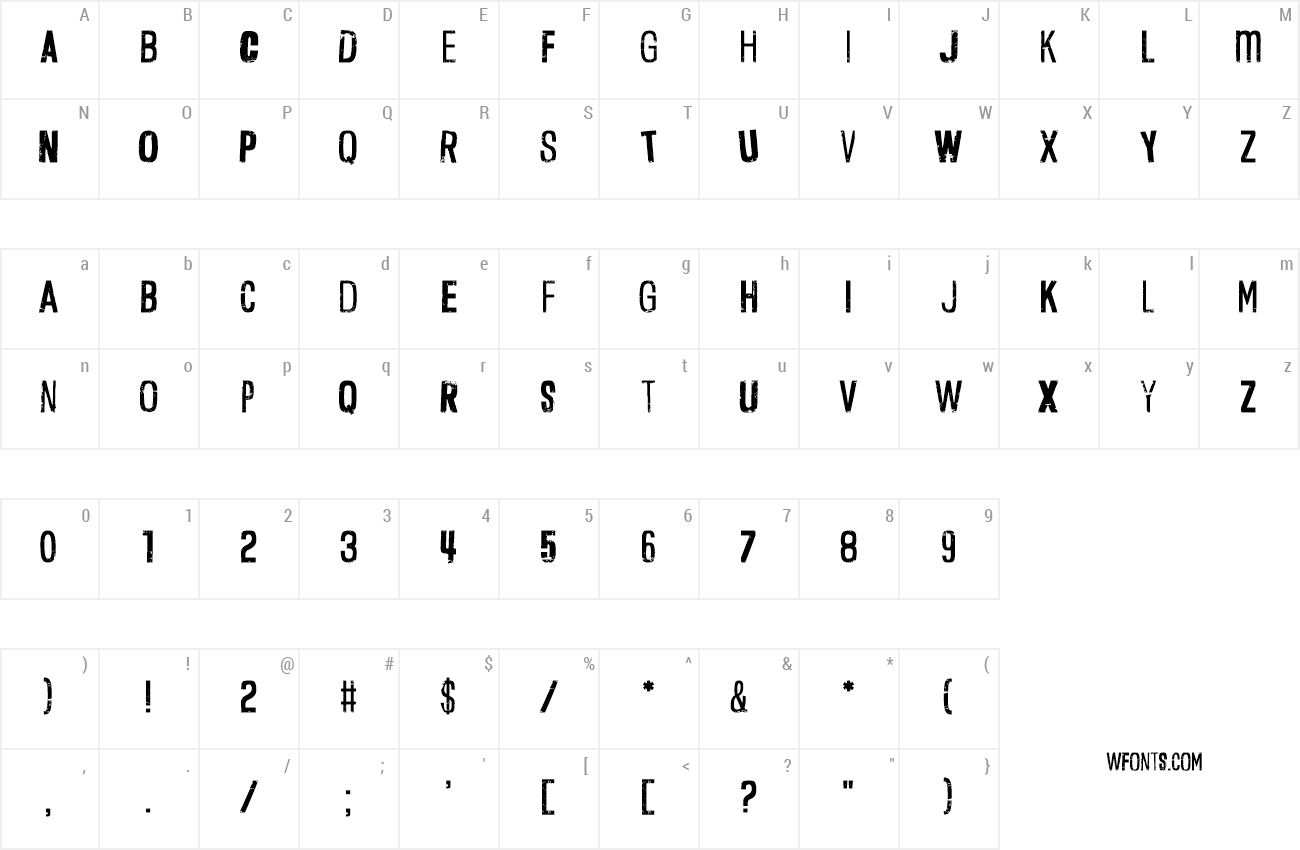 Deacon Flock Font | wfonts.com - download free