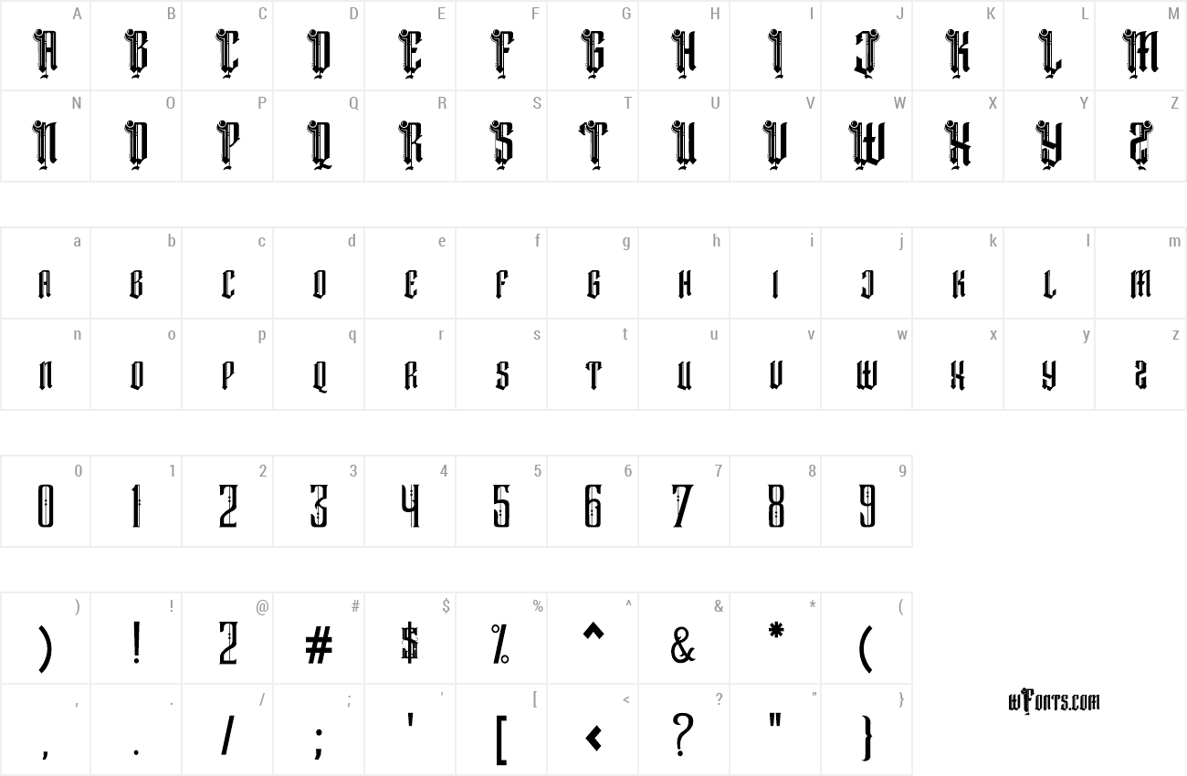 Dark Magic Font | wfonts.com - download free